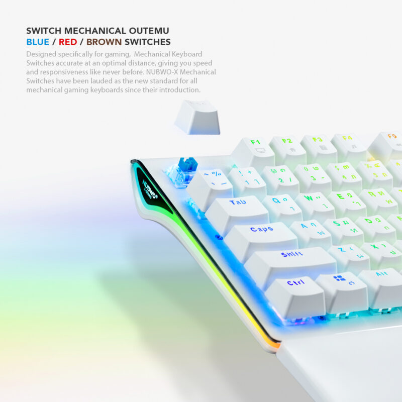 NUBWO X30 TERMINATOR Mechanical Gaming Keyboard – Gaming Gears Thailand