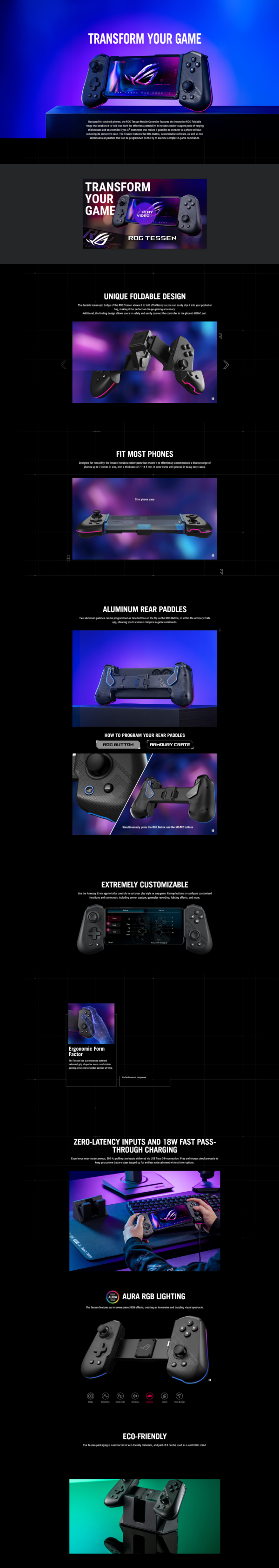 ASUS ROG Tessen Mobile Controller – Gaming Gears Thailand